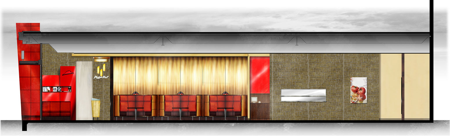 Pizza Hut Branding - Carrell Partners & Yost Architecture